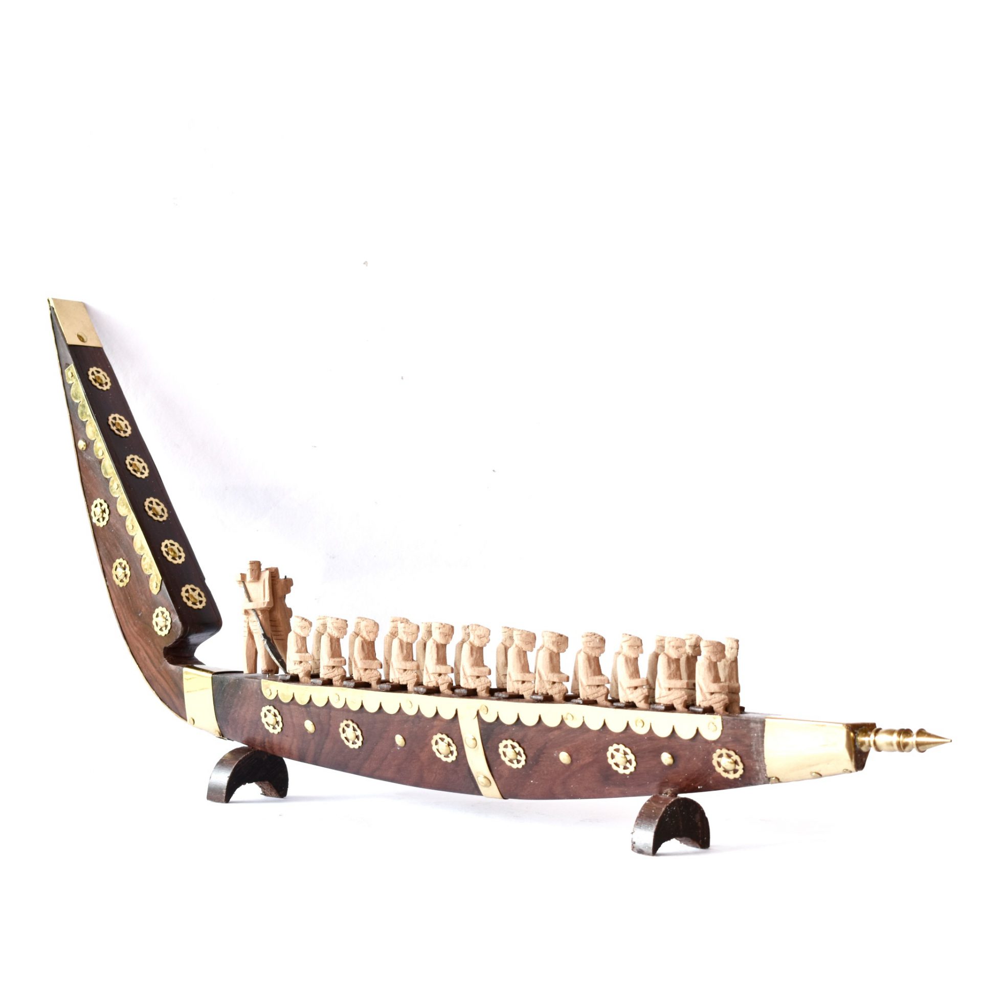 Chundan Vallam, Sanke Boat with rowers | Trogons
