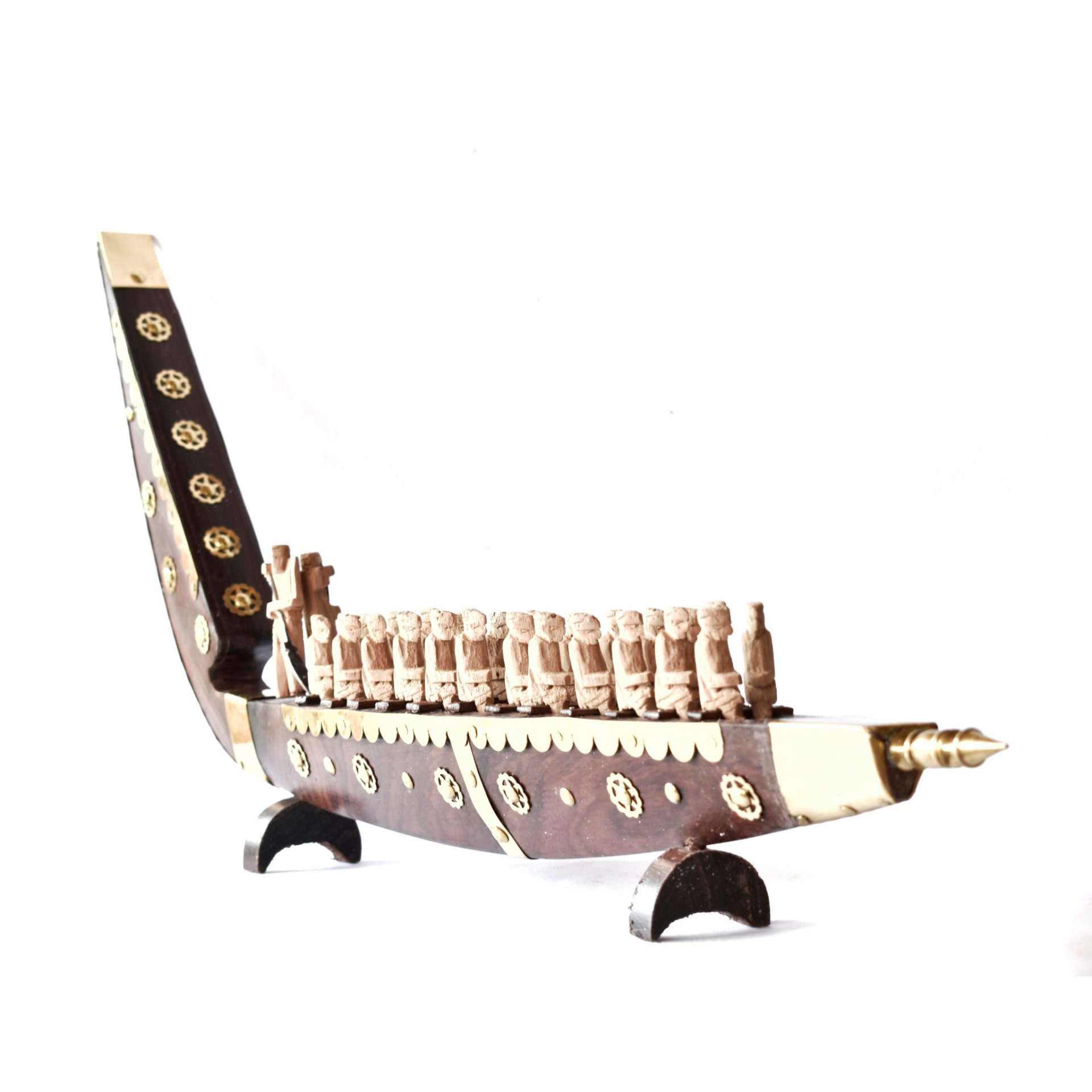 Chundan Vallam, Sanke Boat with rowers | Trogons